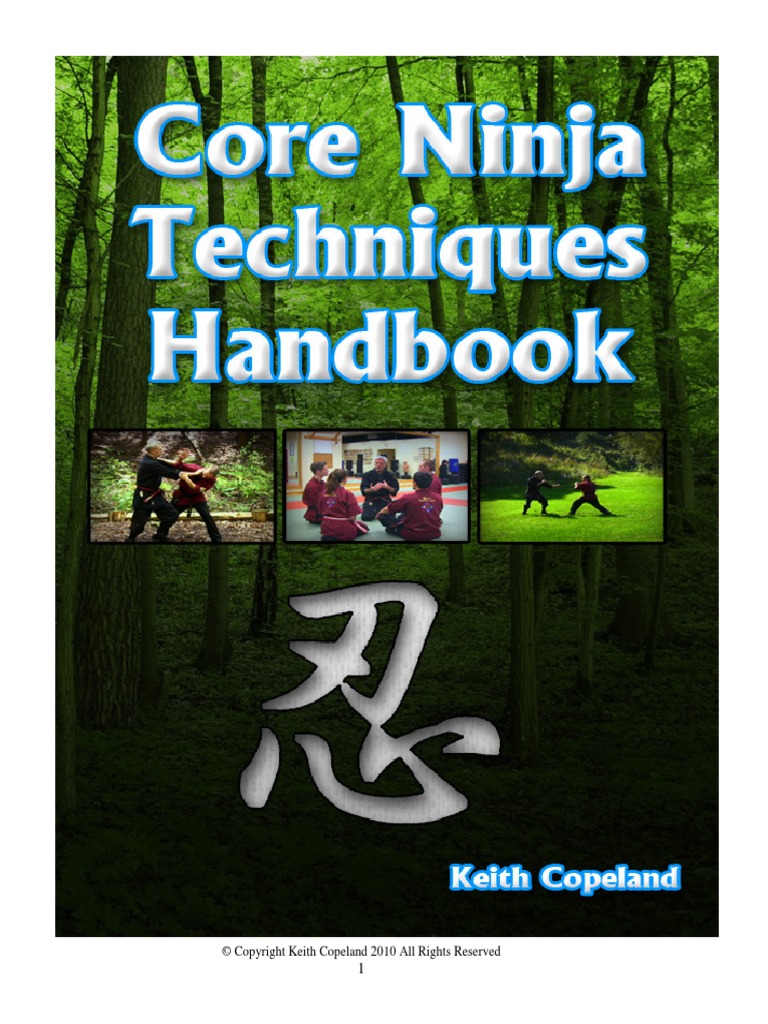 Core Ninjutsu Techniques Handbook | PDF | Arm | Hand