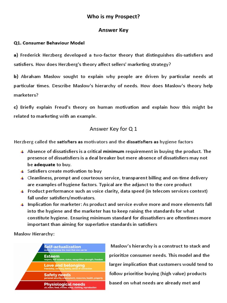 1 Consumer Behaviour Model Framework Pdf Consumer Behaviour