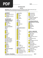 Sample Laundry Items List Form | PDF