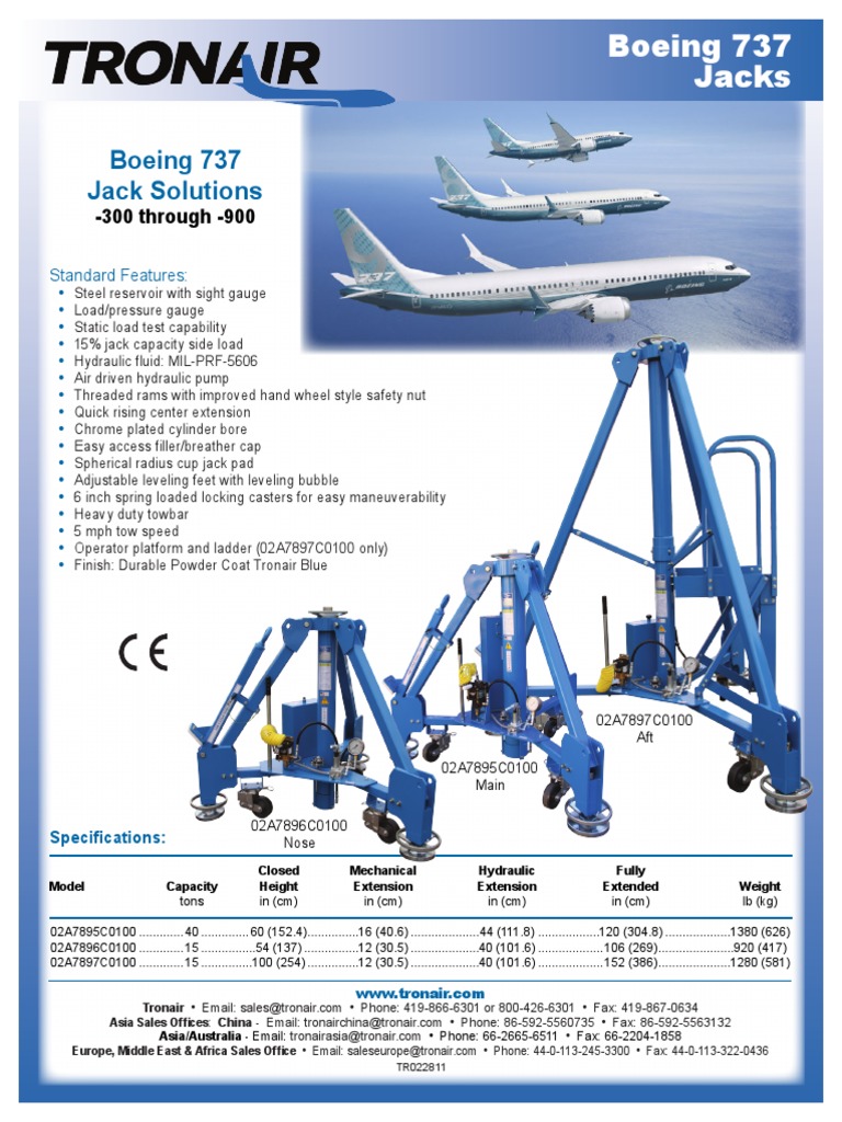 Boeing 737 Jacks | PDF | Manufactured Goods | Vehicles