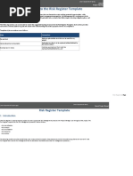Cara Generic Template | PDF | Risk Assessment | Risk