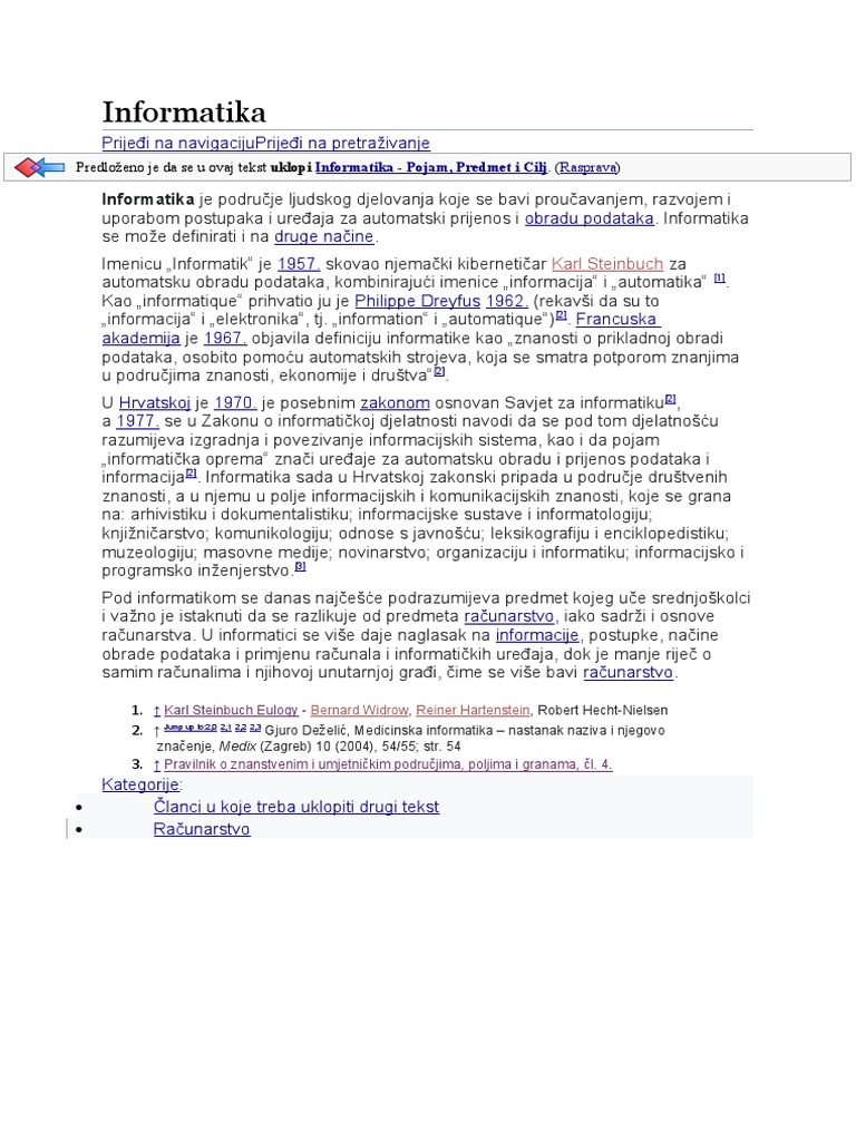 Informatika | PDF