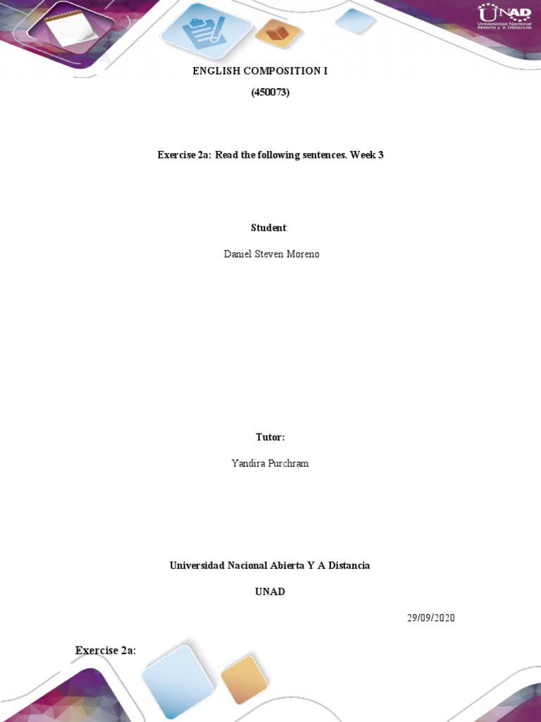 Daniel Moreno - Exercise 2a | PDF