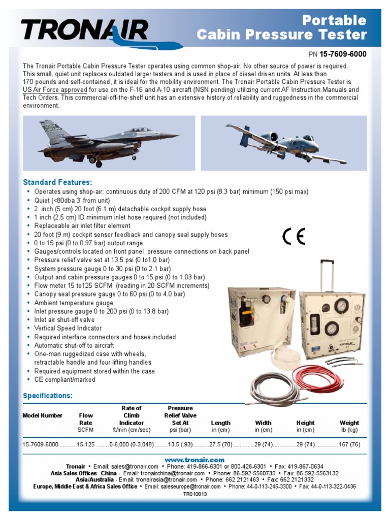 Portable Cabin Pressure Test Unit M | Download Free PDF | Pressure ...