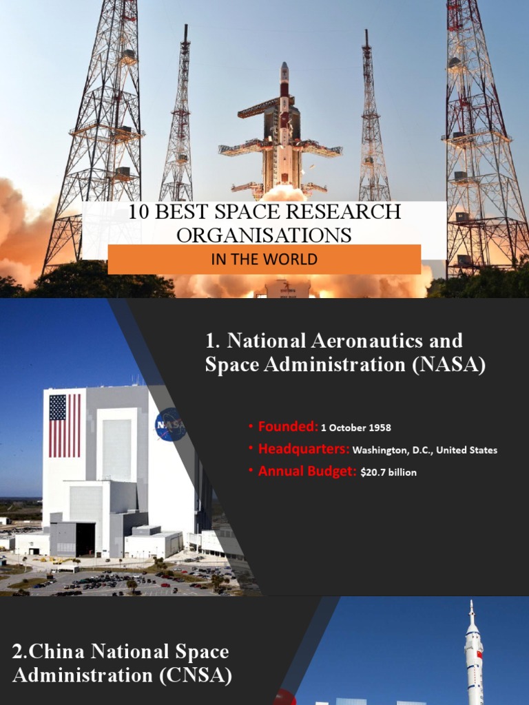 10 Best Space Research Organisations | PDF