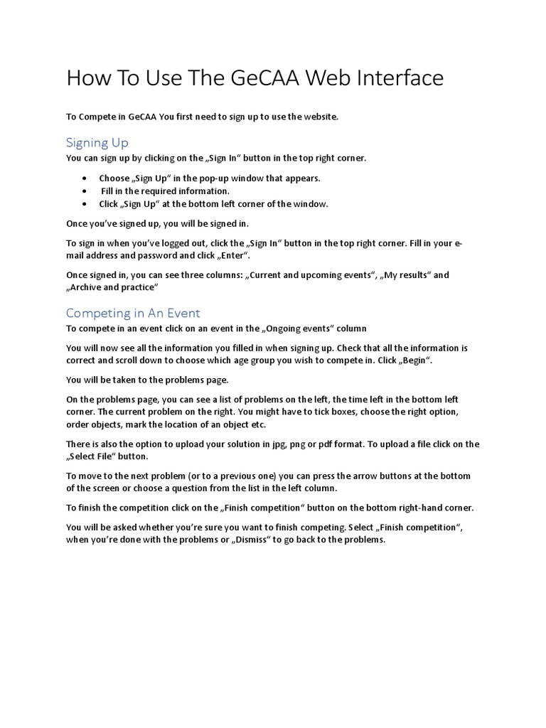 Student User Guide | PDF