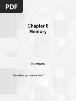 ch08 - Memory - Quiz | PDF | Memory | Recall (Memory)