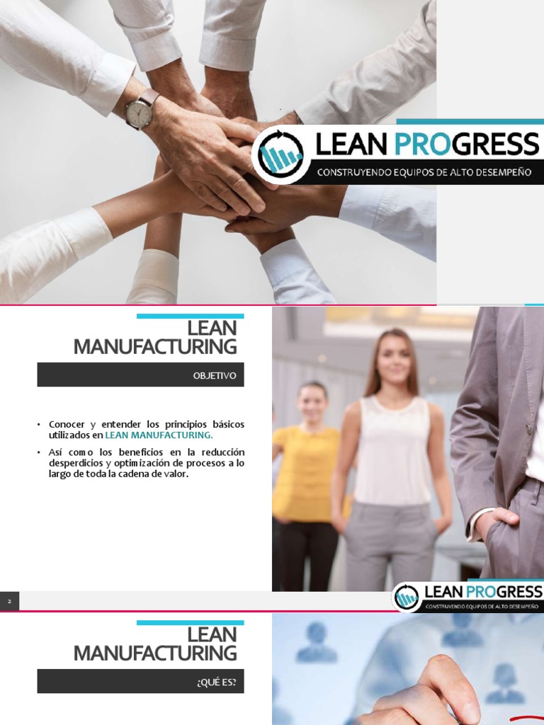 Introducción Lean Manufacturing PDF | PDF | Lean Manufacturing | Procesos de negocio