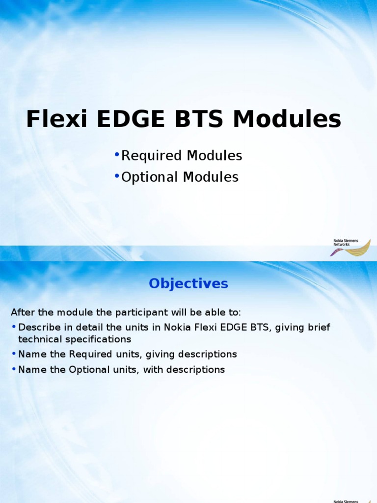 Nokia Flexi Edge Bts Units | PDF