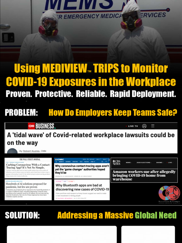 Using MEDIVIEW™ TRIPS To Monitor COVID-19 Exposures in The Workplace ...