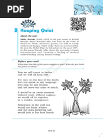 12 English - Keeping Quiet | PDF