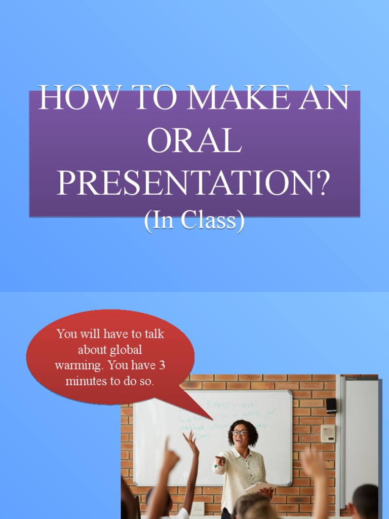 How To Make An Oral Presentation | PDF | Extreme Weather | Physical ...