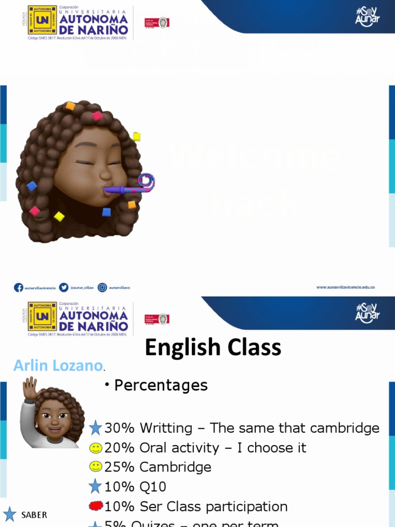 English Class Breakdown | PDF