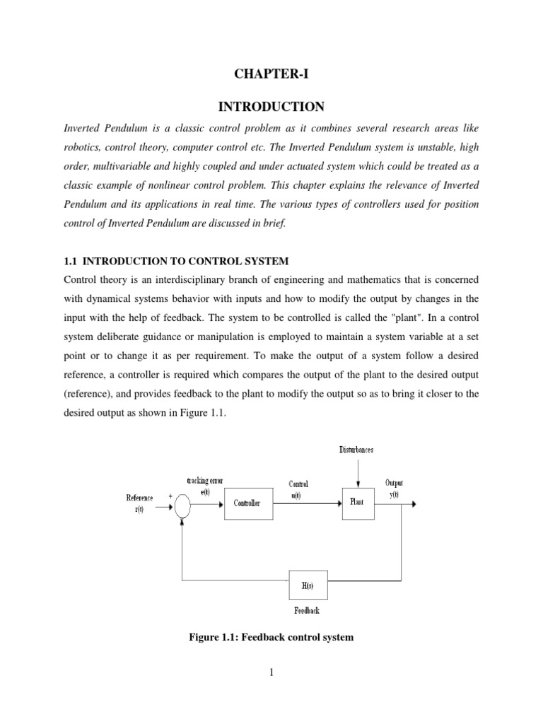 04 - Chapter 1 PDF | PDF | Control Theory | Nonlinear System