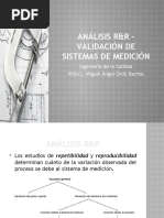 Estudio R&R en Minitab | PDF | Calibración | Medición