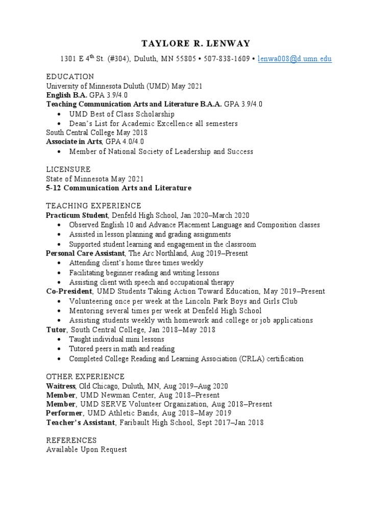 Lenway T | PDF