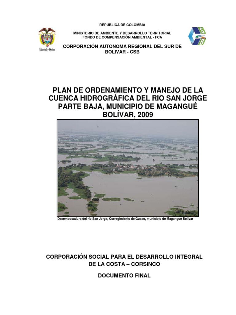 Pomcas Rio Cauca en Bolivar PDF | PDF | Planificación | Sustentabilidad