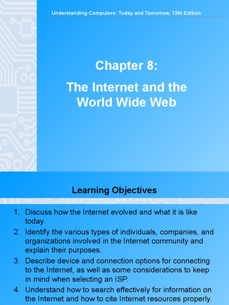 Chapter 8 - 13th Ed Internet and The WWW | Download Free PDF | Internet ...