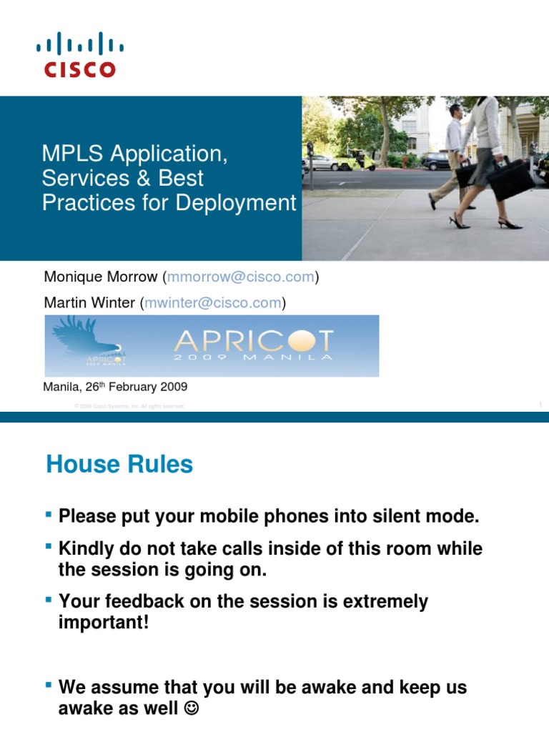 Apricot2009 Mpls Services - App | PDF | Multiprotocol Label Switching ...