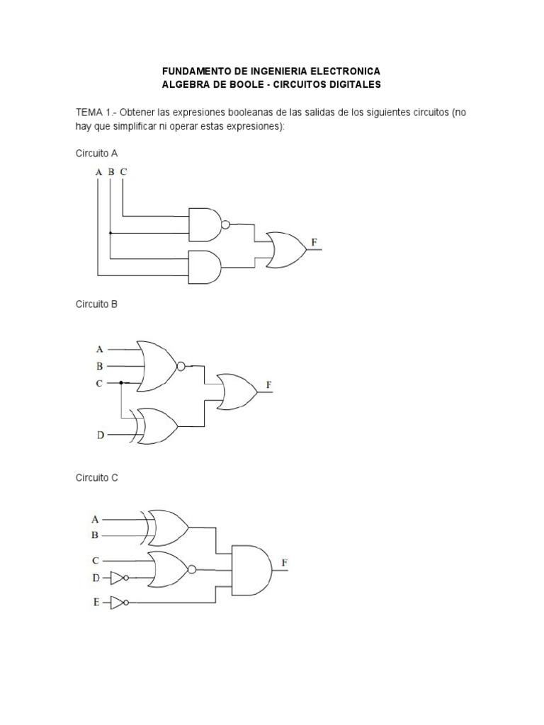 Practica de Circuitos Logicos | PDF