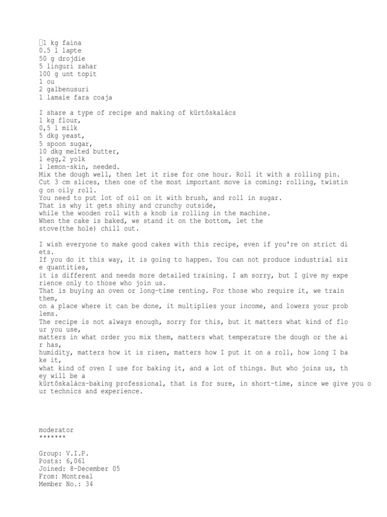 Colac Sasesc | PDF | Cooking, Food & Wine