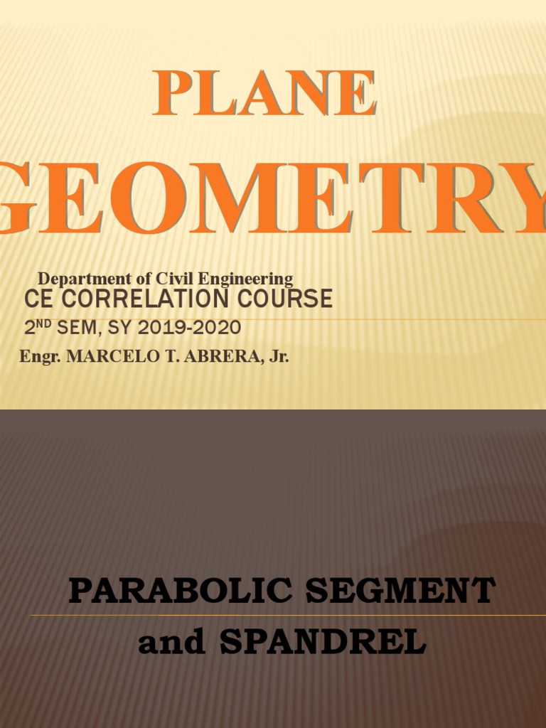 Plane Geometry | PDF | Probability | Area