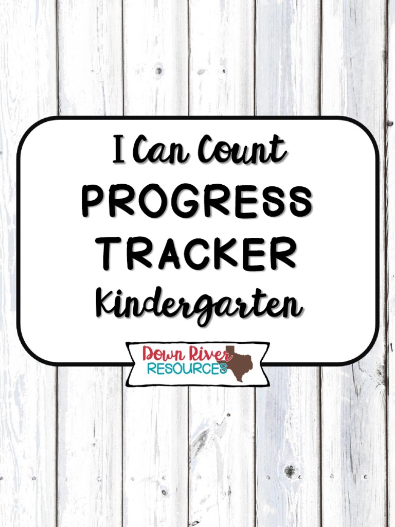 I Can Count: Progress Tracker | PDF