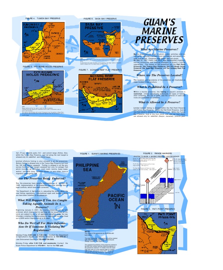 Guam Marine Preserves Mpas | PDF | Coral Reef | Fish And Humans