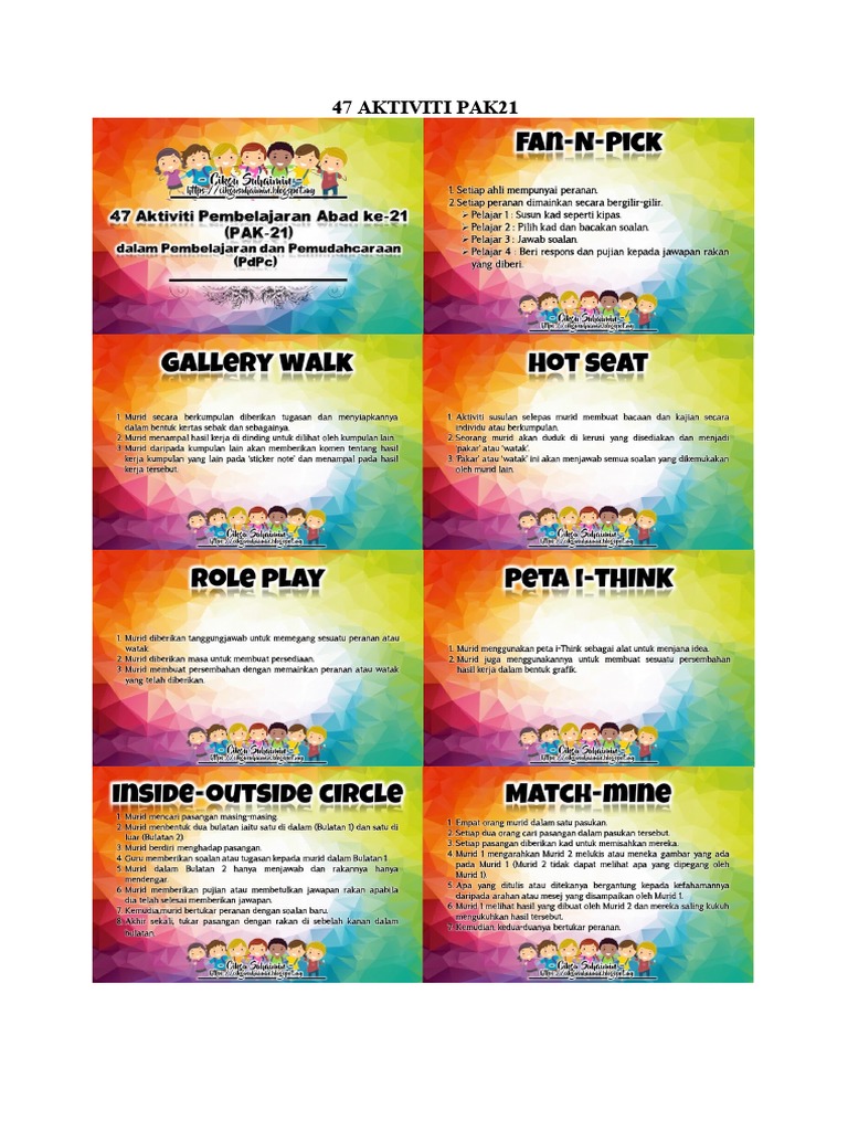 47 Aktiviti PAK21 | PDF