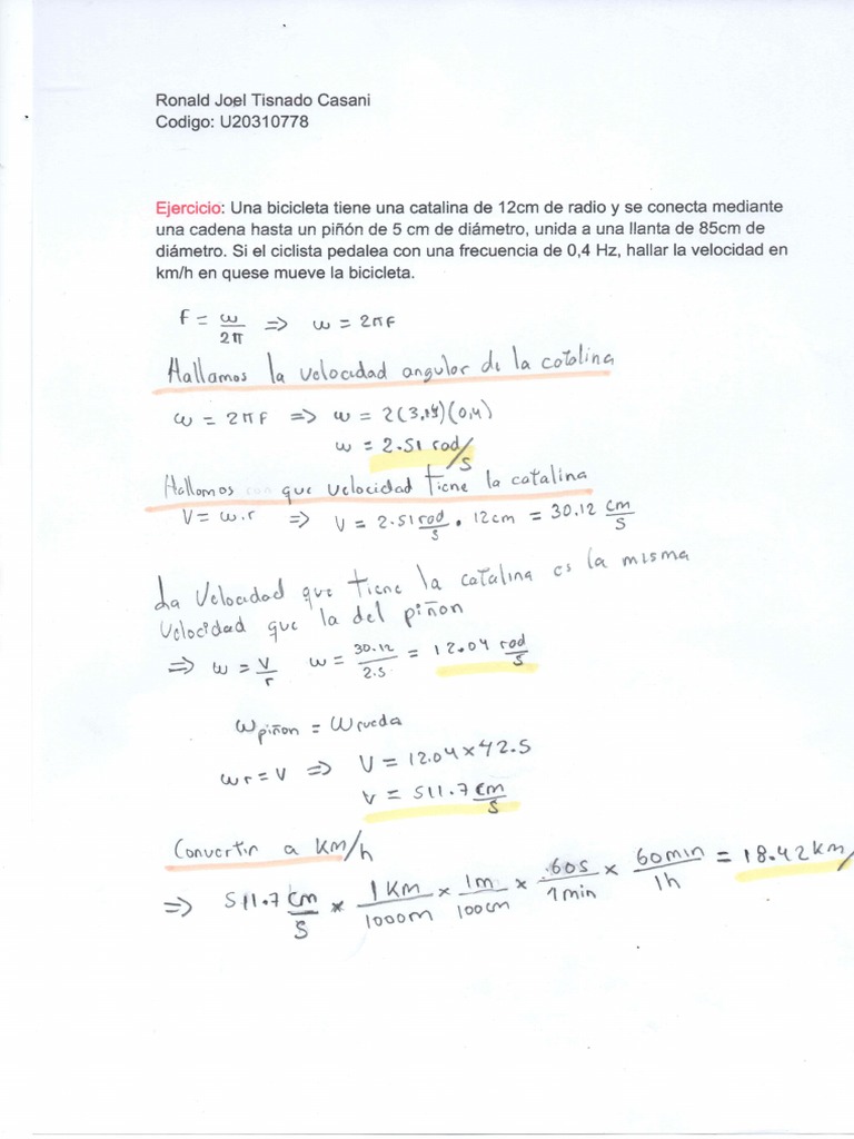 Ejercicios MCUV Semana4 PDF | PDF