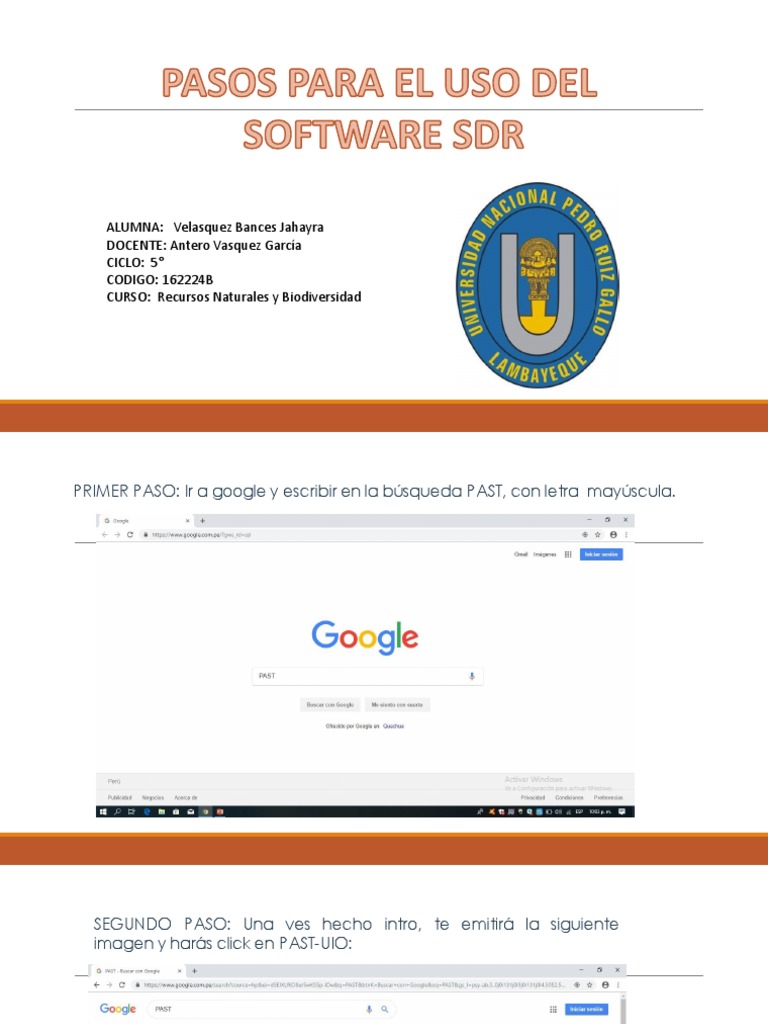 Guía para usar el software PAST | PDF