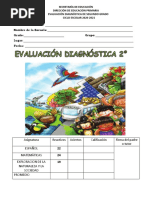 Evaluación Diagnóstica 2° Grado 2025 | PDF | Evaluación