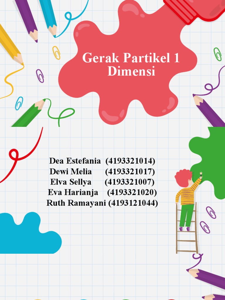 Gerak Partikel 1 Dimensi Kel.5. | PDF