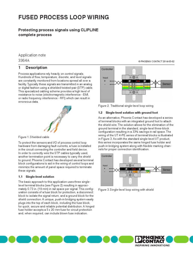 Fused Process Loop Wiring: Protecting Process Signals Using Clipline ...