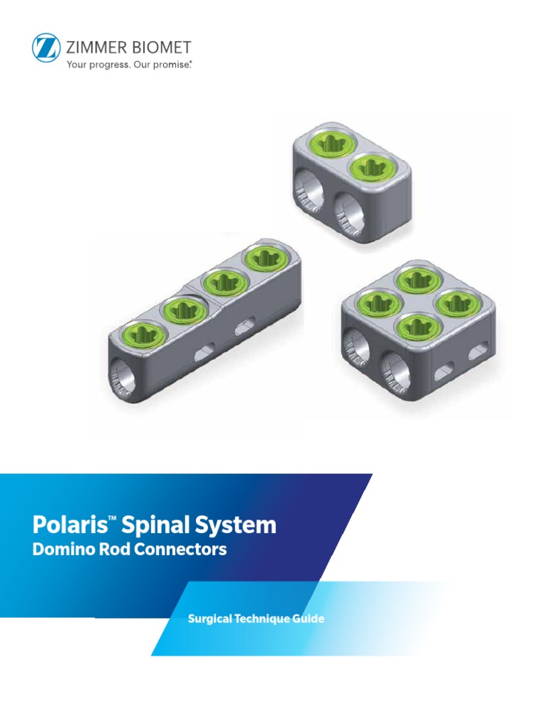 Polaris Spinal System Domino Rod Connectors Surgical Technique Guide ...
