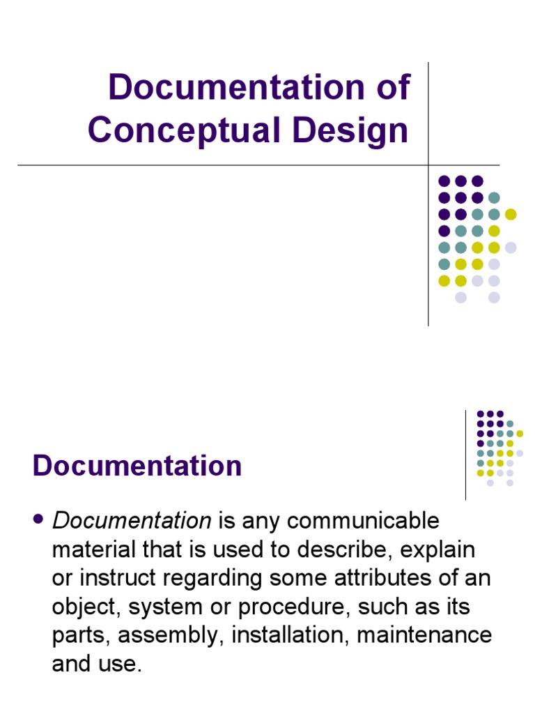 Documentation of the Conceptual Design and Detailed System Analysis and Design Procedure for ...