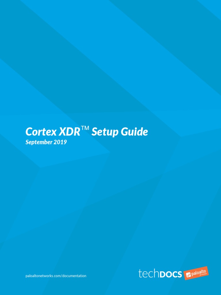 Cortex XDR Setup Guide: September 2019 | PDF | Hyper V | Virtual Machine