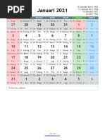 Kalender Lengkap 1993 dengan Weton | PDF