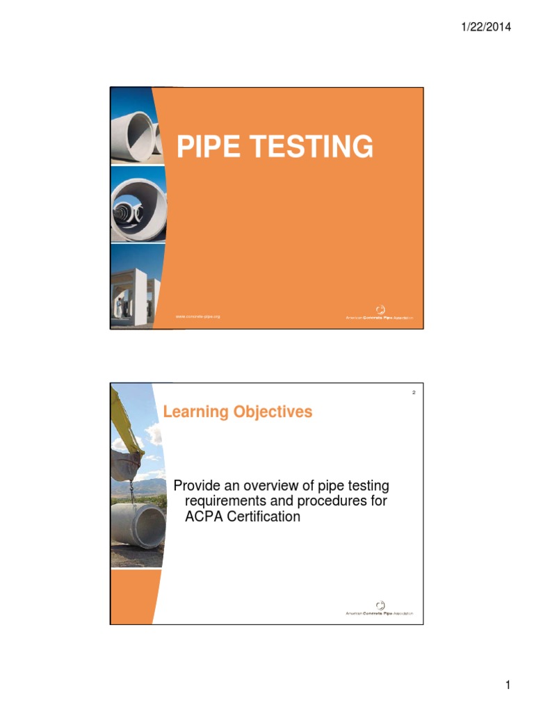 12 Pipe Testing 112712 (Compatibility Mode) | PDF | Pressure ...
