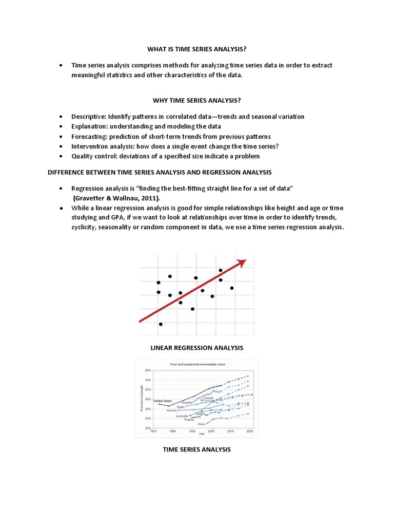 What Is Time Series Analysis | PDF | Seasonality | Autoregressive ...