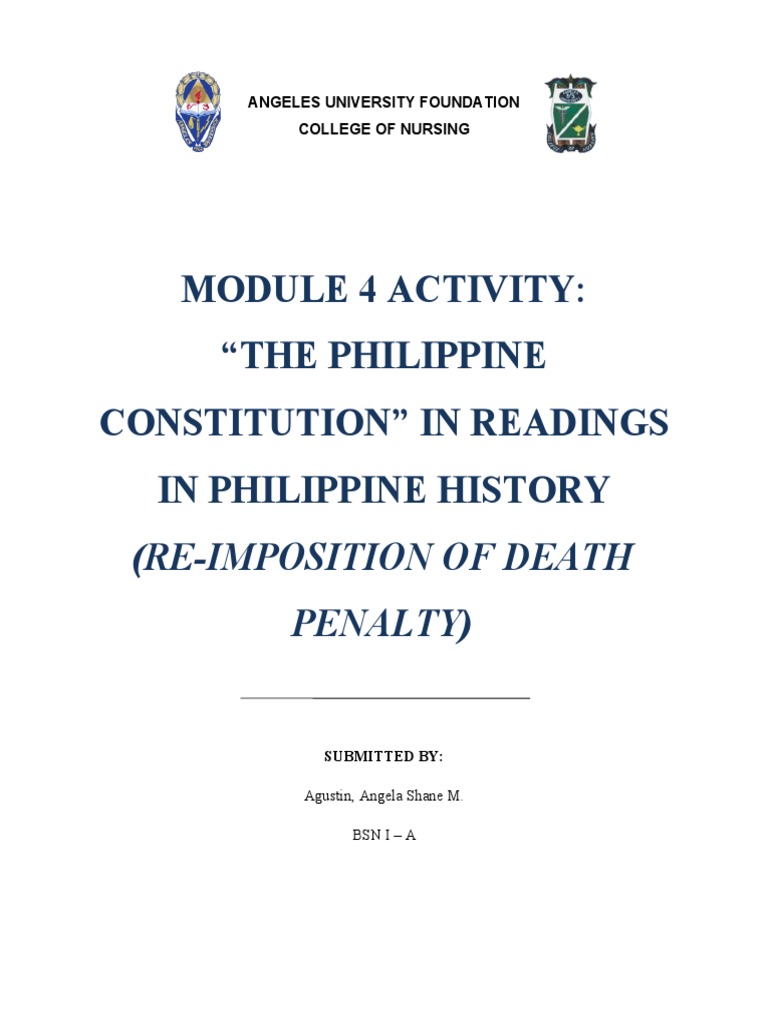 "The Philippine Constitution" in Readings in Philippine History (Re ...