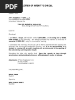 Letter of Readmission - SAMPLE | PDF | Career & Growth