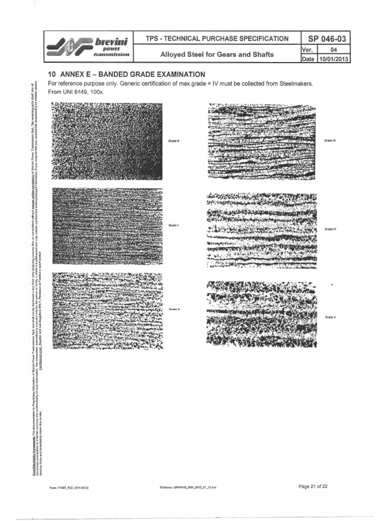 Banding Structure UNI 8449 PDF | PDF