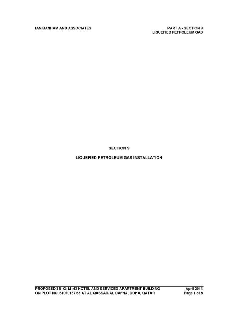 Ian Banham and Associates Part A - Section 9 Liquefied Petroleum Gas ...