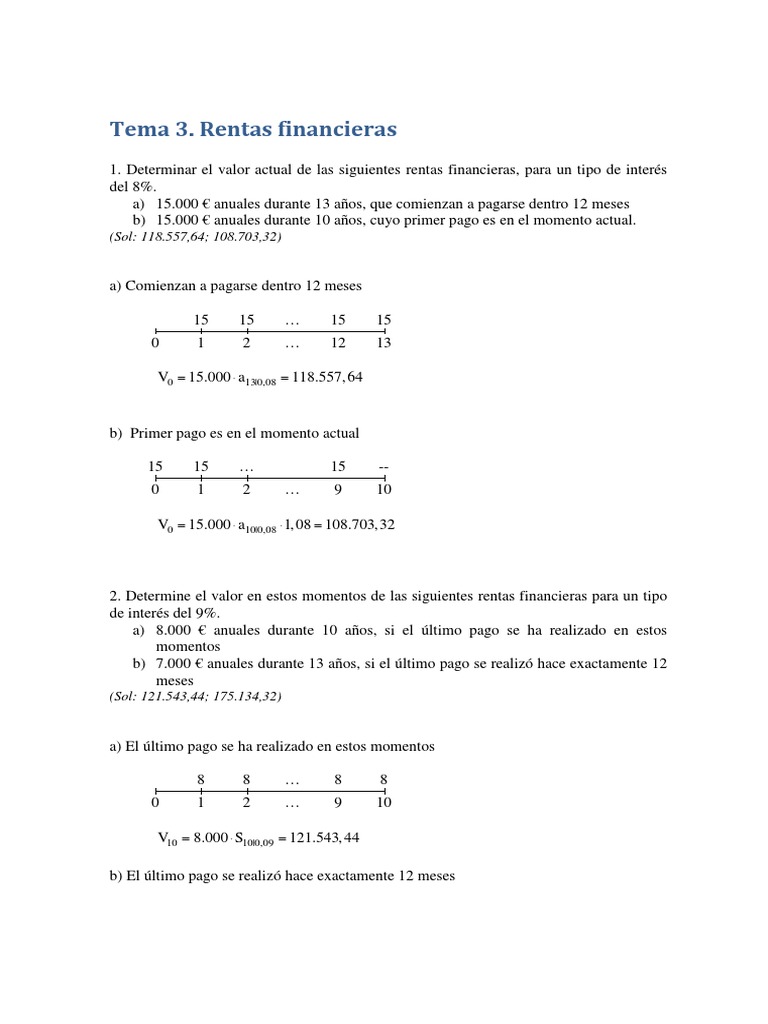 Tema 3 Rentas Fin SOLUCIONES MOF | PDF | Swap (Finanzas) | Corporaciones