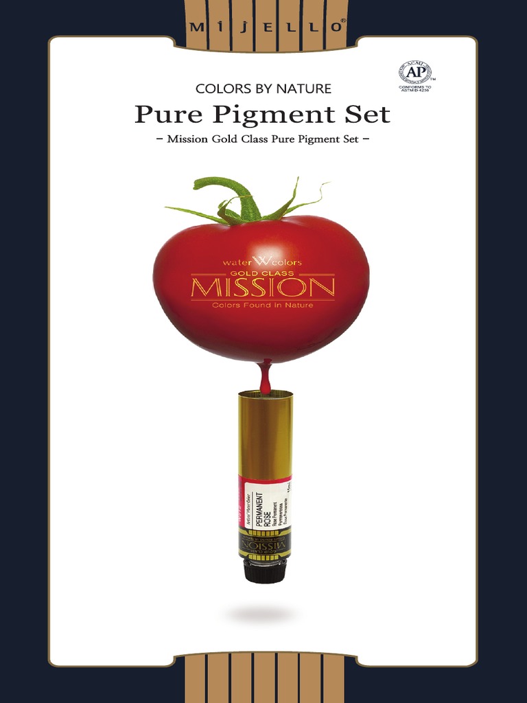 Mission Gold Pure Pigment Set Brochure PDF | PDF