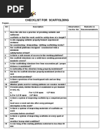 Camp Inspection Checklist Guide | PDF | Hygiene | Laundry