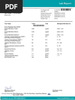 Lal Pathlabs Report | PDF | Medical Specialties | Blood