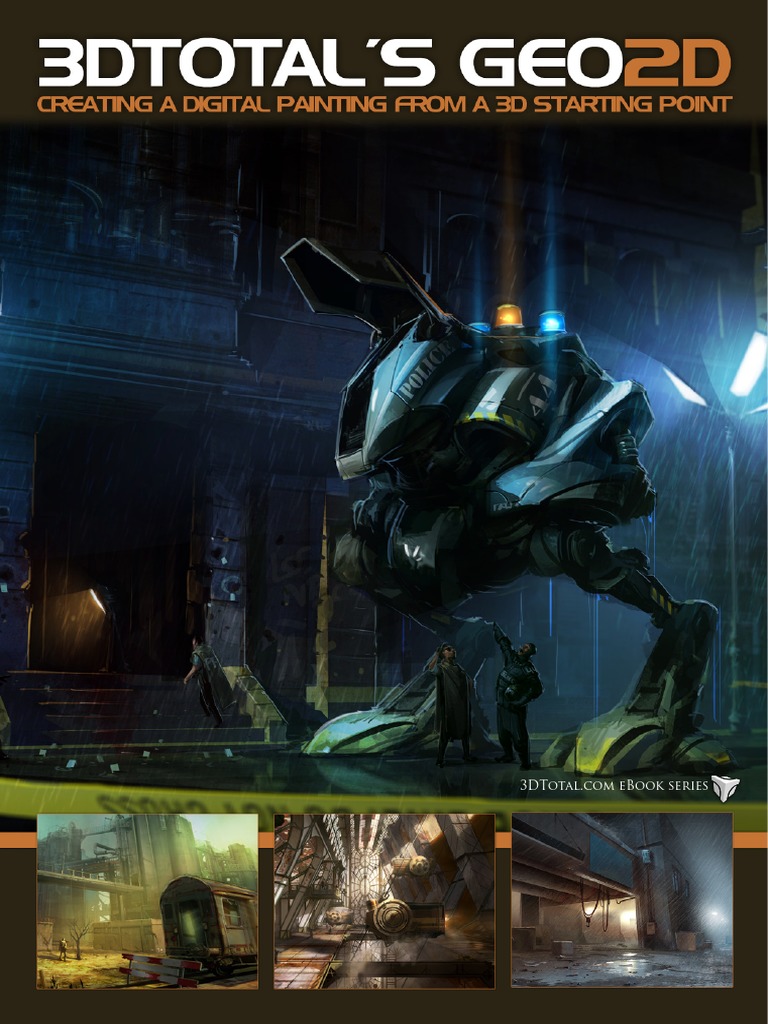 3dtotal's Geo2d - Creating A Digital Painting From A 3d Starting Point ...