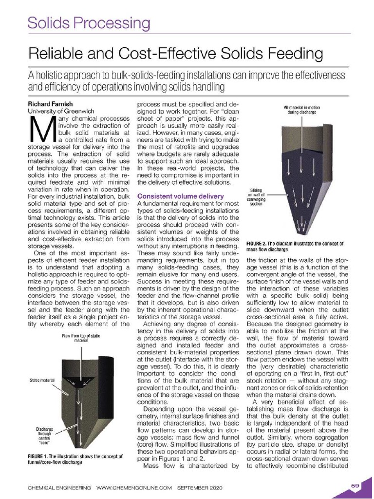 Effective Bulk Solids Feeding Solutions | PDF | Propeller | Density
